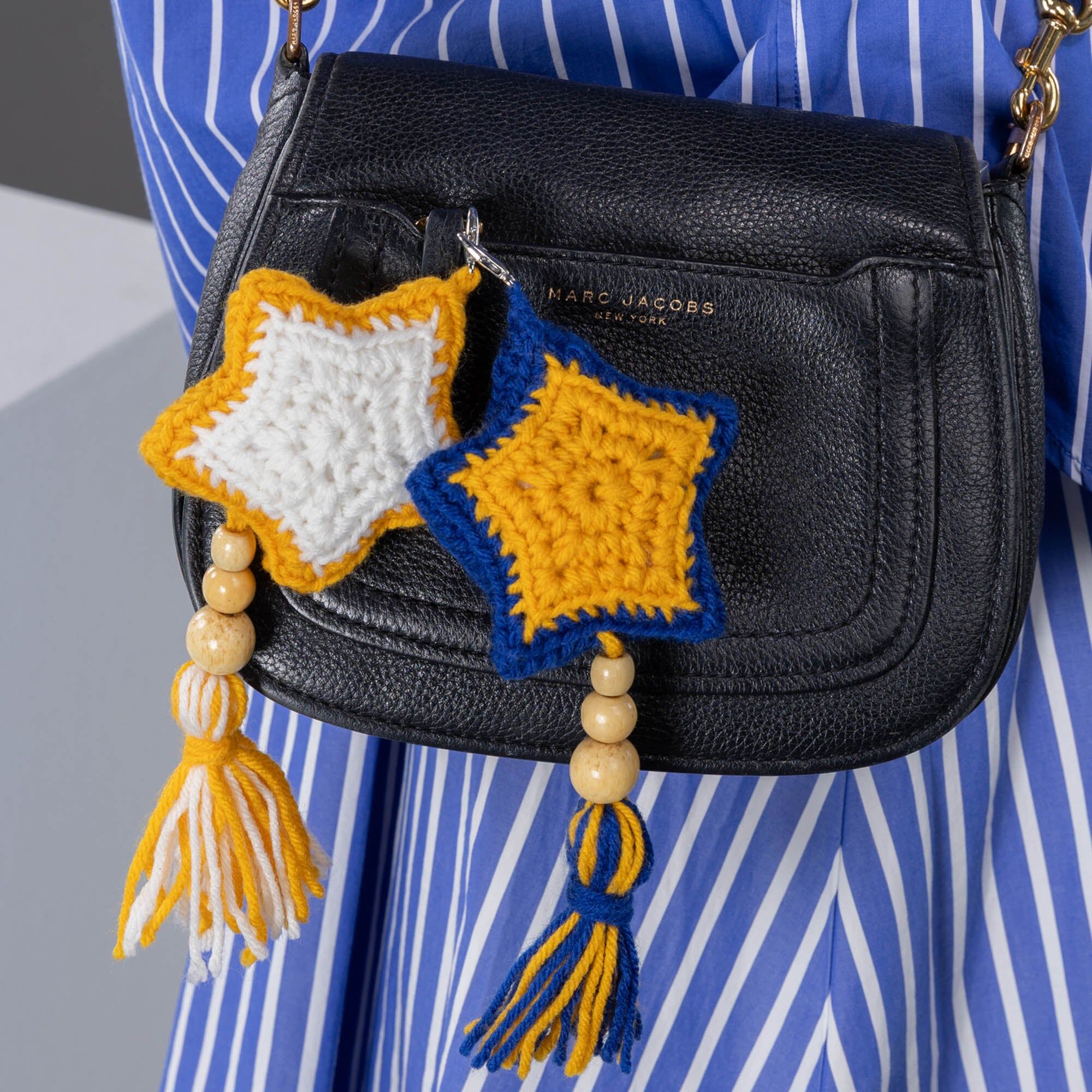Crochet Patterns Galore - Shooting Star Bag Charm