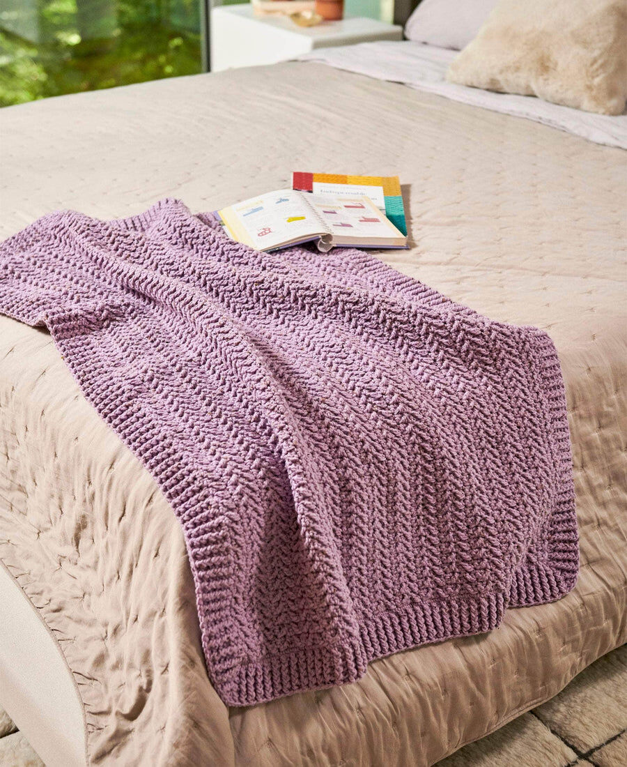 Crochet Patterns Galore - Twill and Tweed Throw